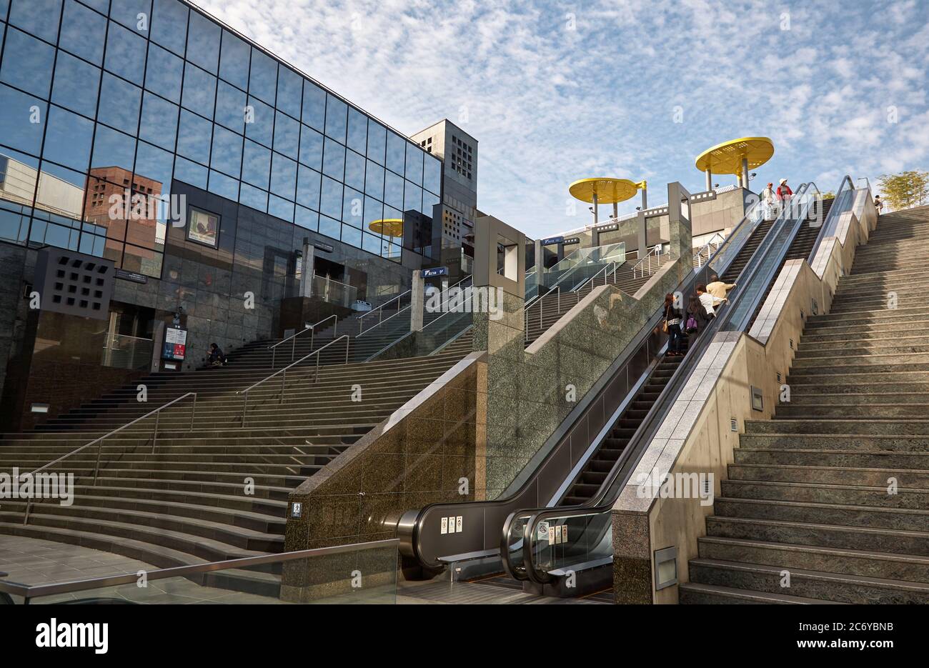 KYOTO, JAPAN - OCTOBER 22, 2007: The Grand Stairway or Daikaidan at the ...