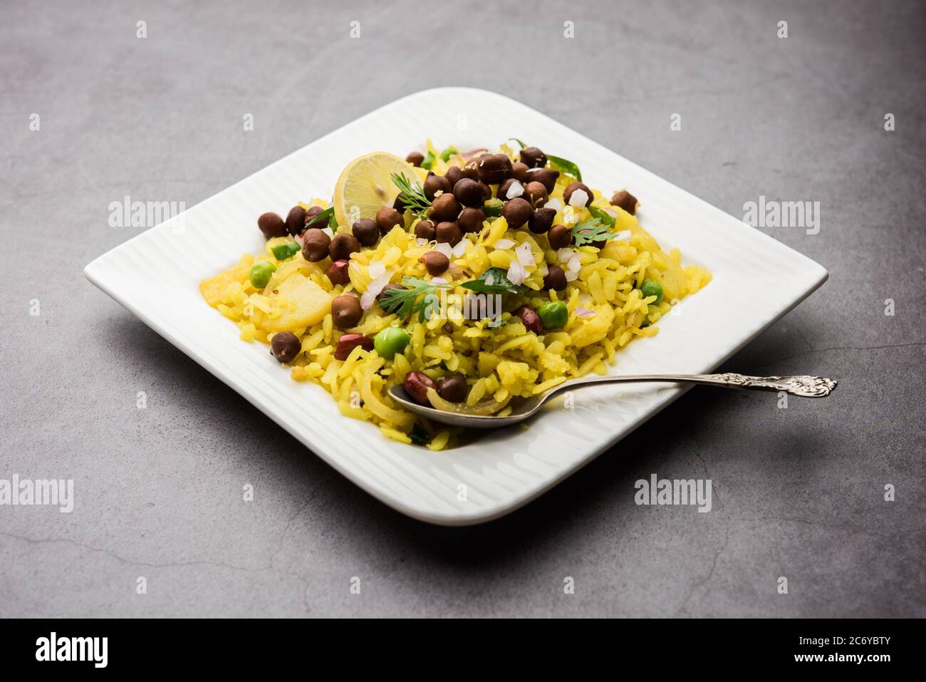 Power Kabuli Chana Poha or Protein Rich Choley Pohe, Popular ...