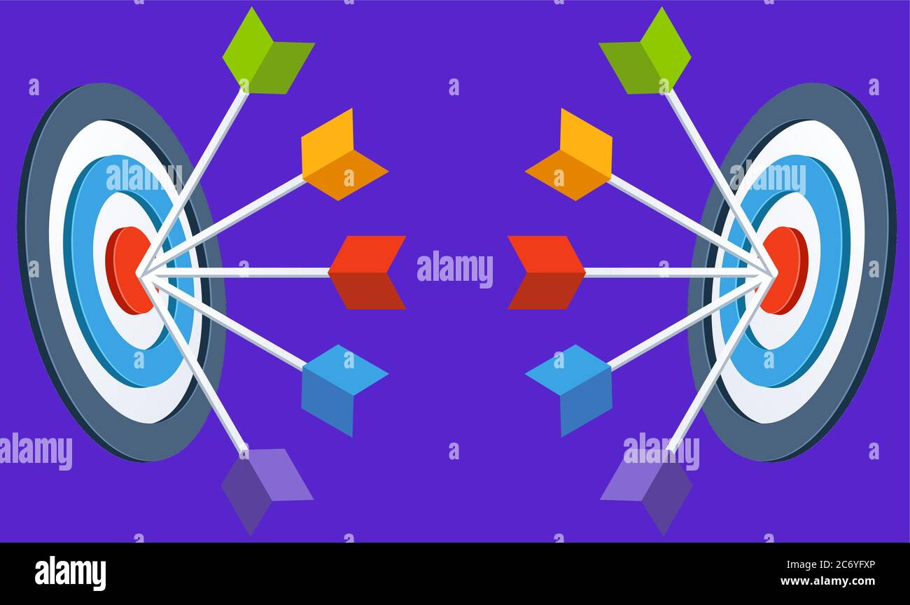 digital textile design of target on abstract backgrounds Stock Vector ...