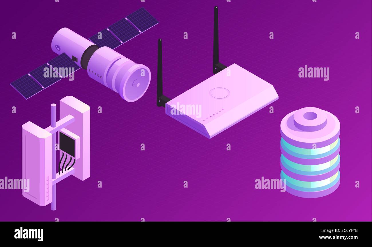 Satellite communication system hi-res stock photography and images - Alamy