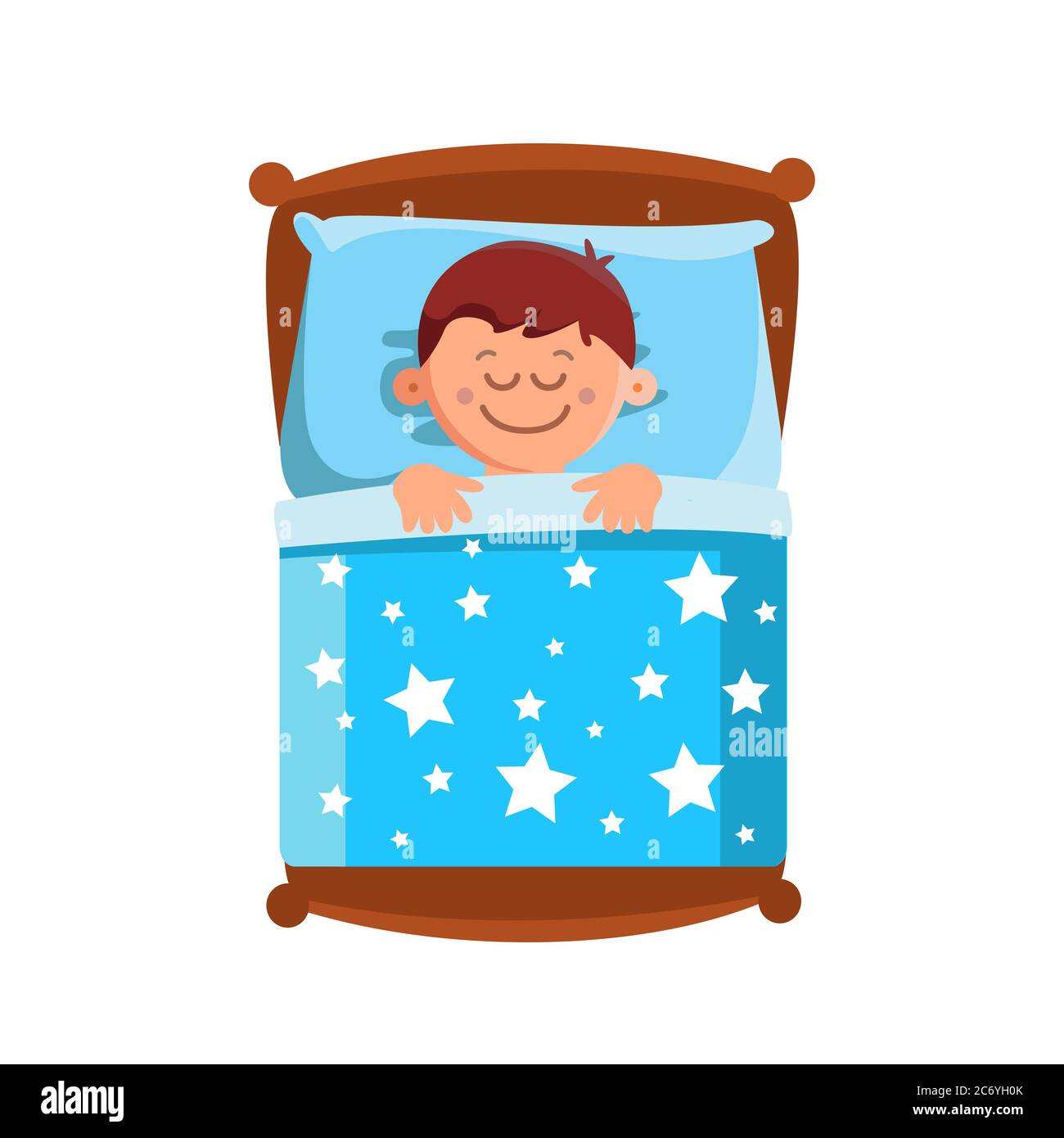 Boy Going To Bed Clipart Top