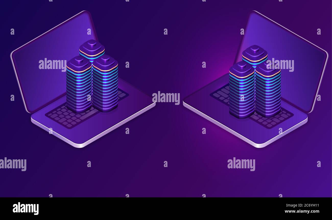 laptop technology is the latest technology in computers Stock Vector ...