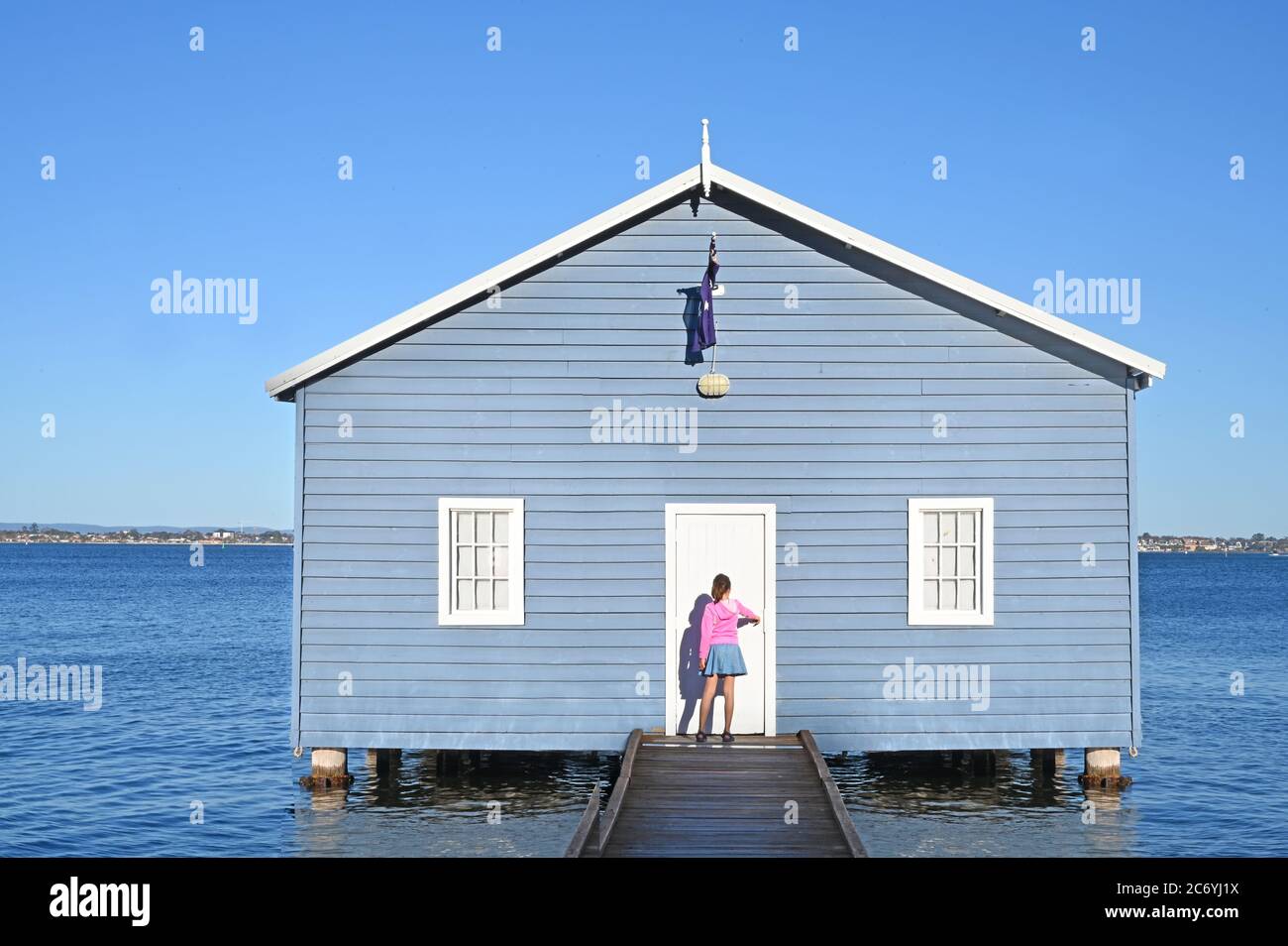 Blue Boat House Perth High Resolution Stock Photography and Images - Alamy