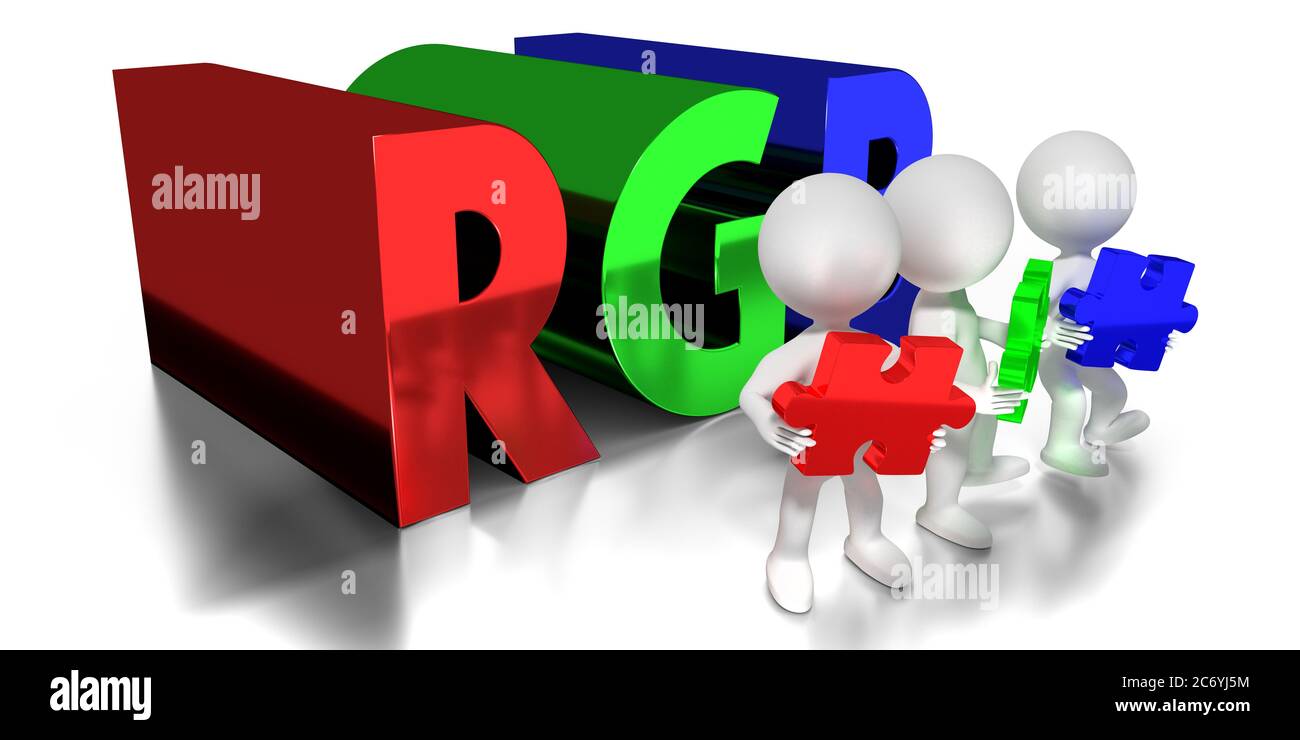 Rgb letters Cut Out Stock Images & Pictures - Alamy