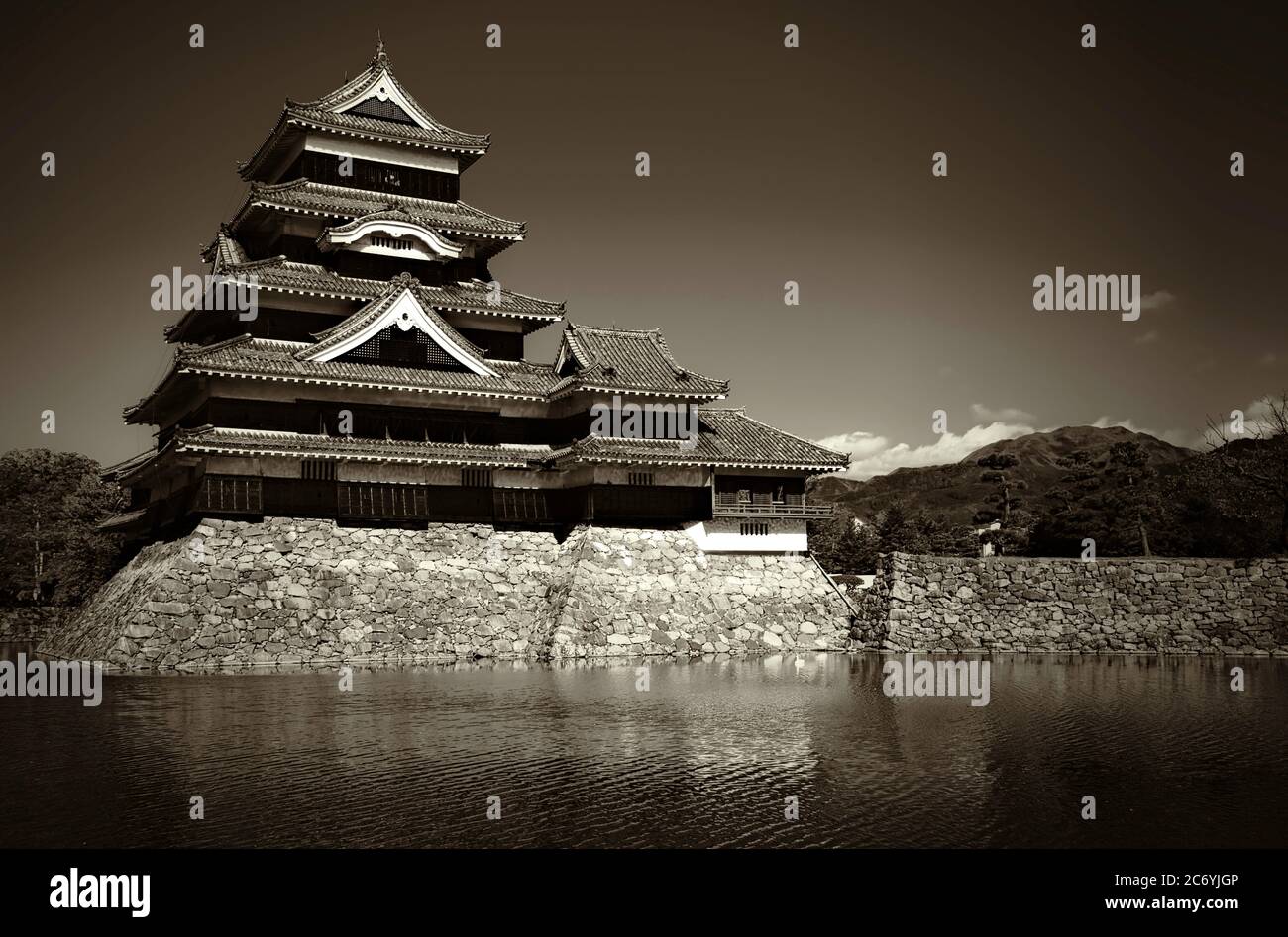 Matsumoto Castle, one of Japan's premier historic castles, called the ...