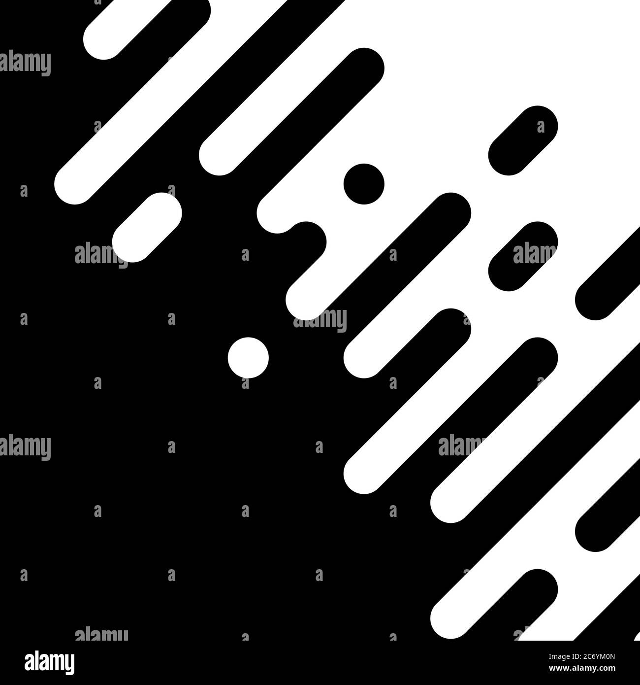 Seamless vector abstract transition of two colors. Rounded lines ...