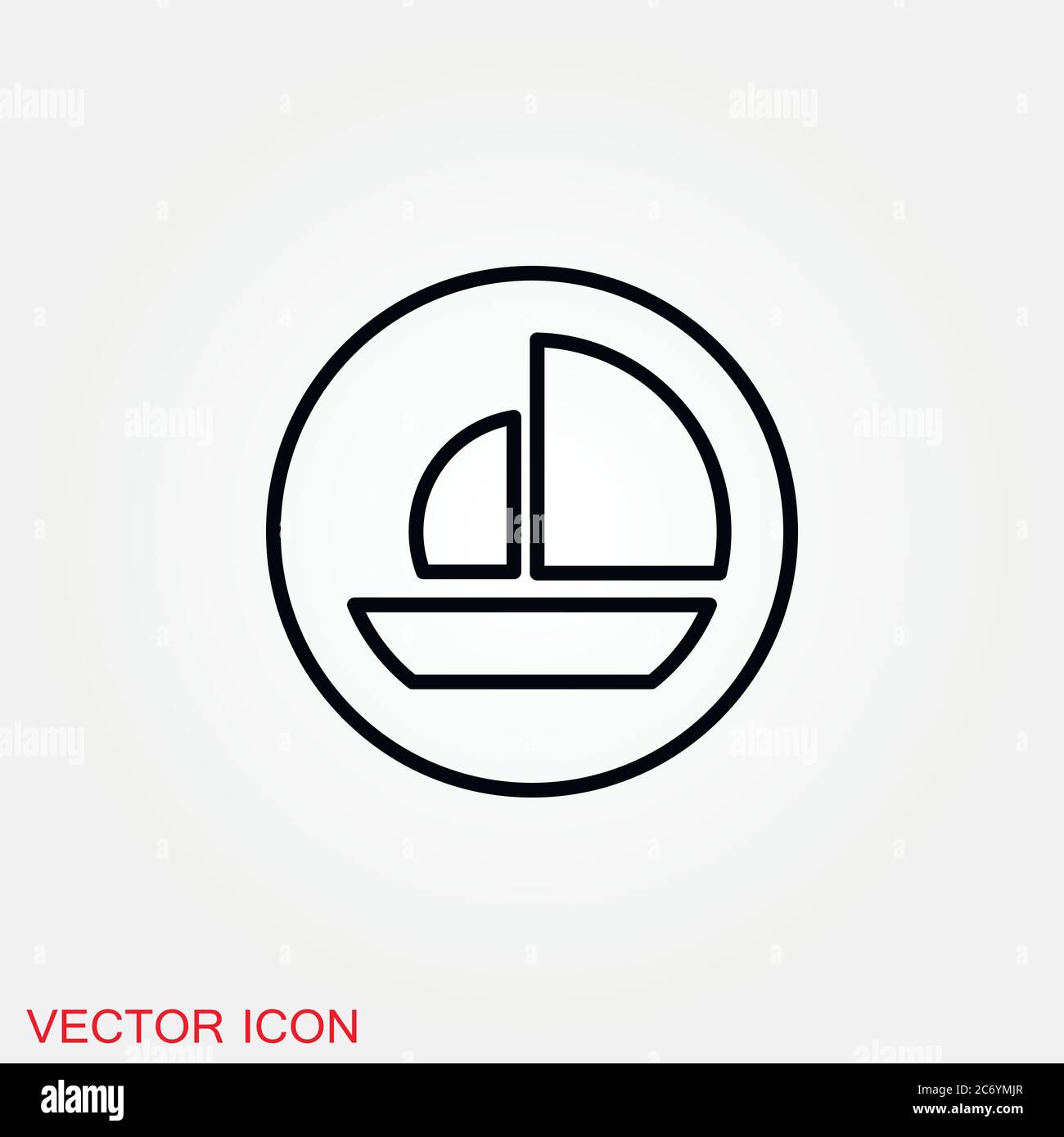 Boat icon. Ships transportation, vector sign illustration Stock Vector ...