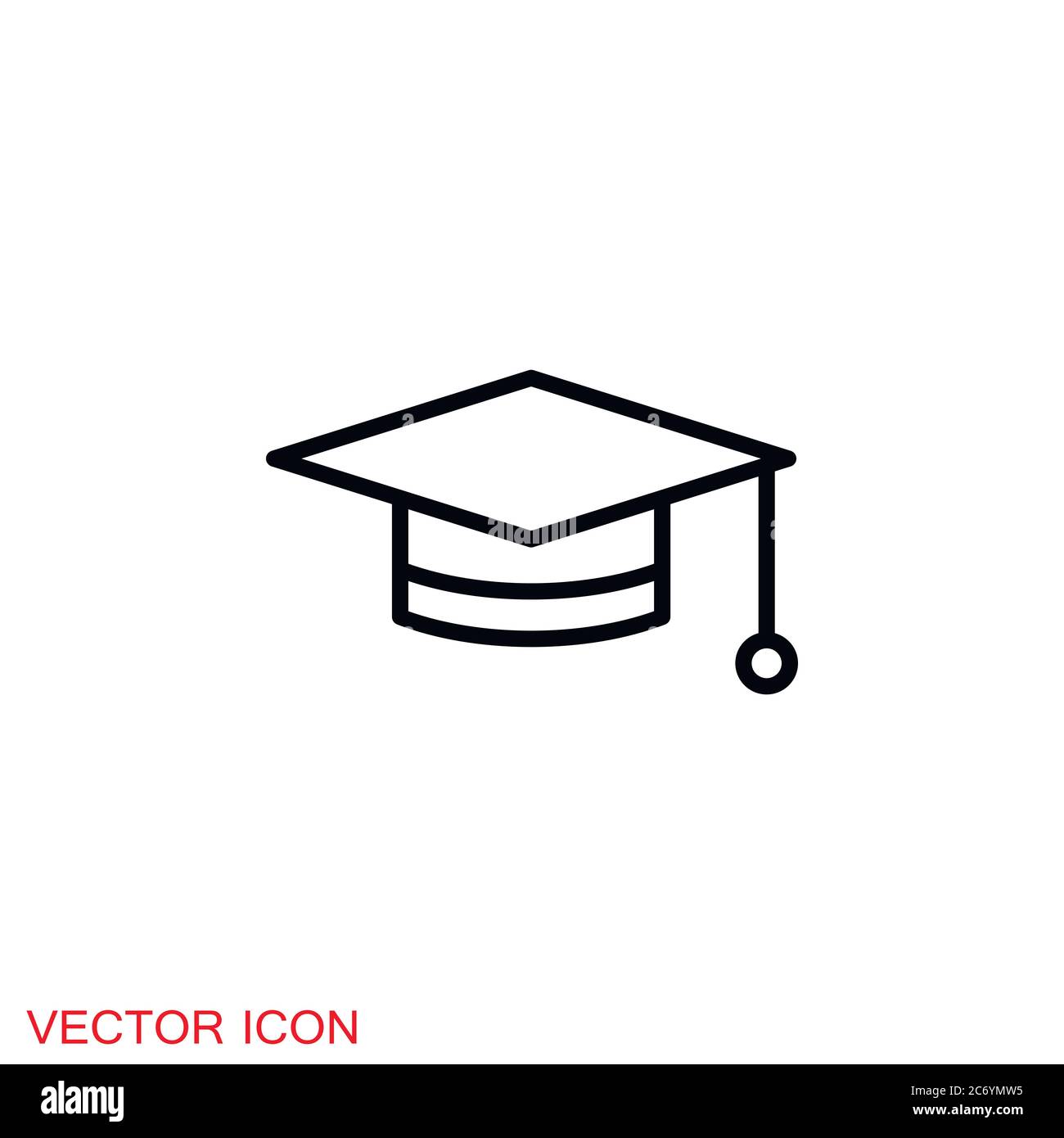 Cap icon in Flat Style. Vector illustration Stock Vector Image & Art ...