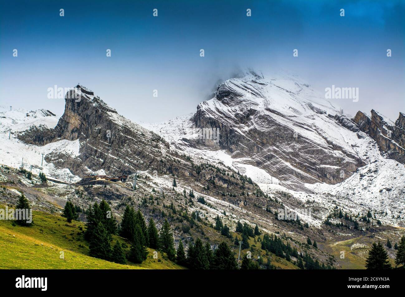 Alps mountain peaks hi-res stock photography and images - Alamy