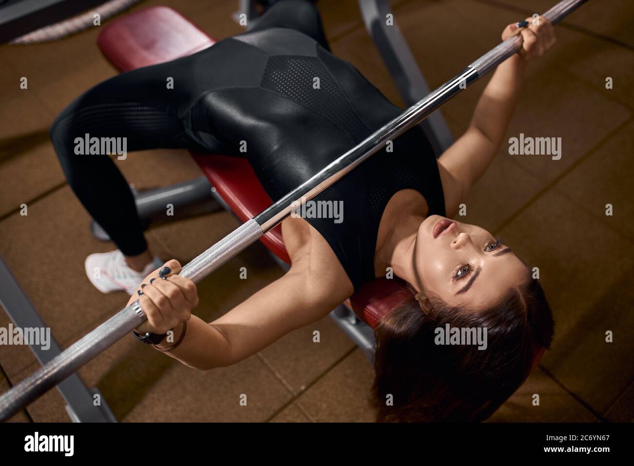 Female power lifter hi-res stock photography and images - Alamy