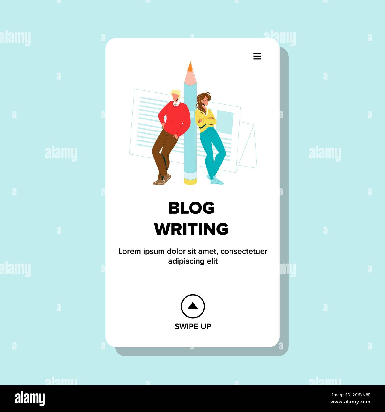 Authors writing Stock Vector Images - Alamy