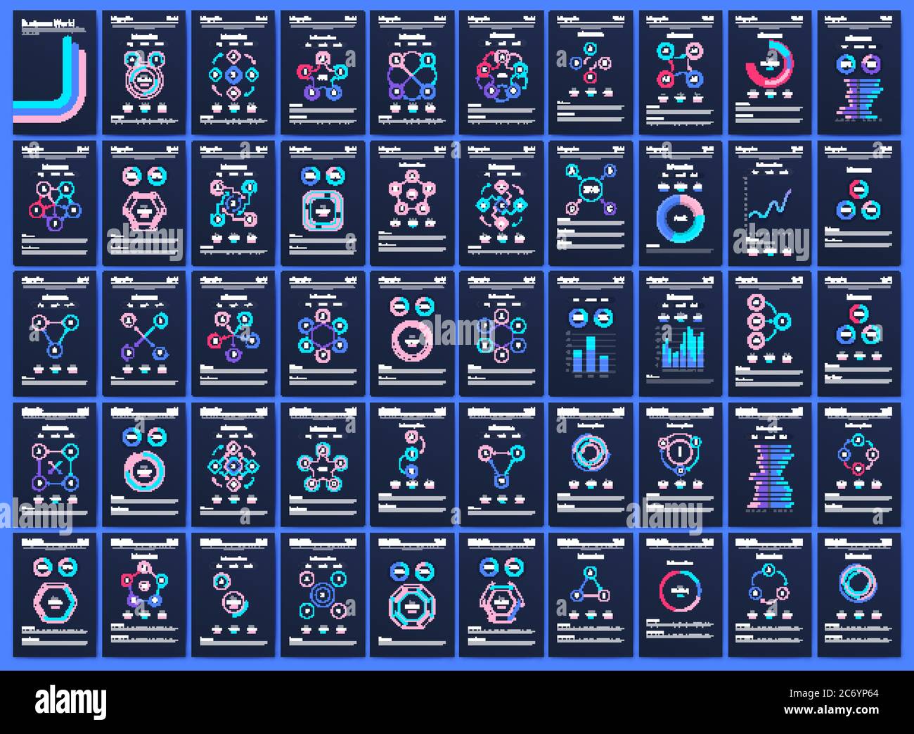 Modern infographic vector elements for business brochures. Use in ...