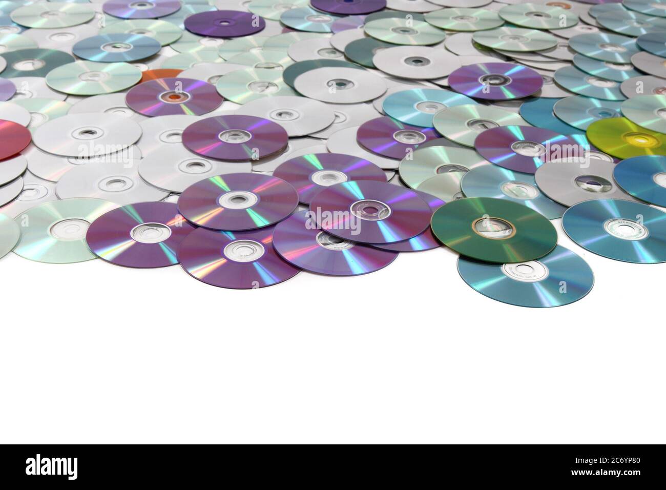 CD and DVD as very nice technology background Stock Photo - Alamy