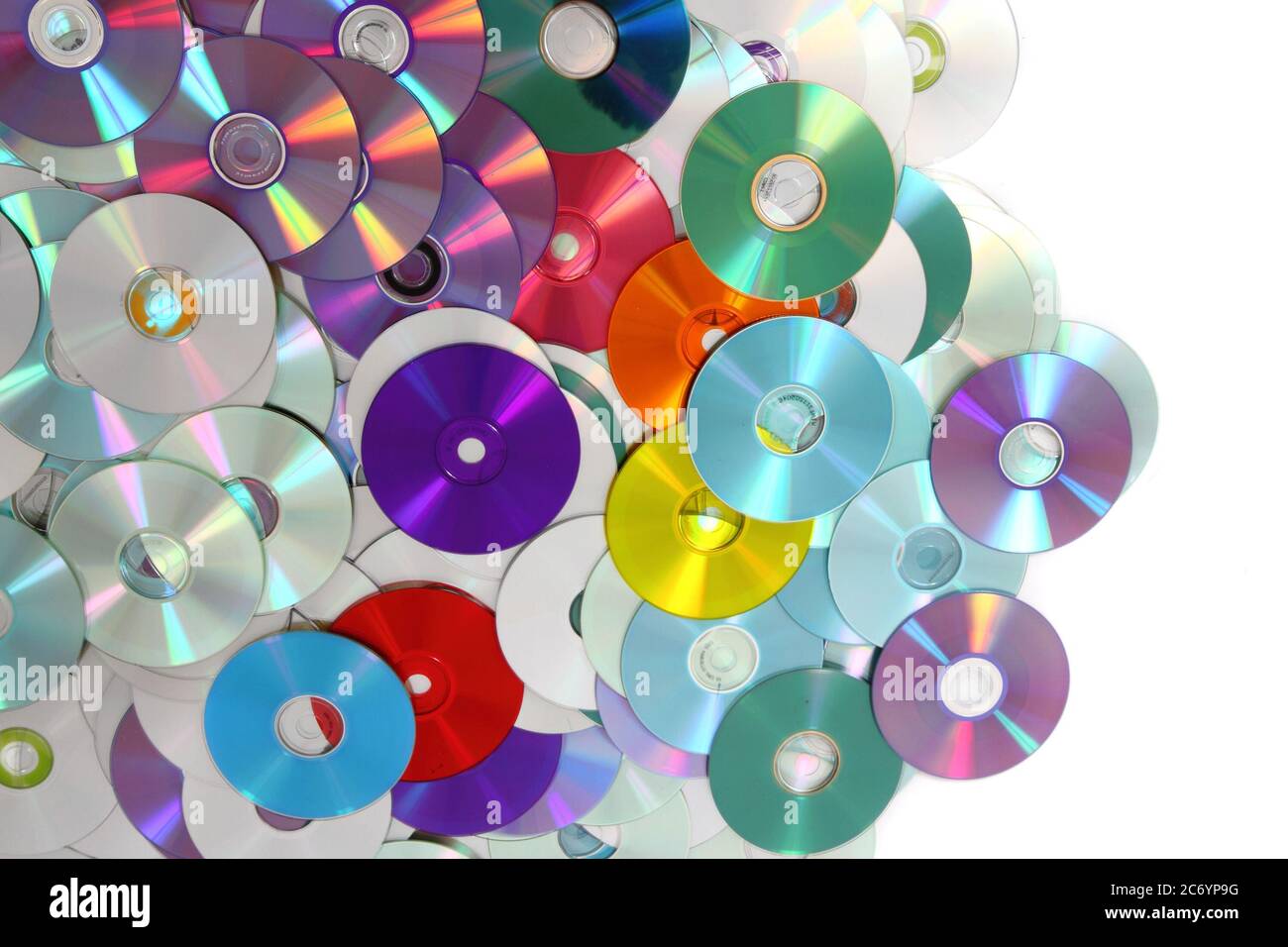 CD and DVD as very nice technology background Stock Photo - Alamy