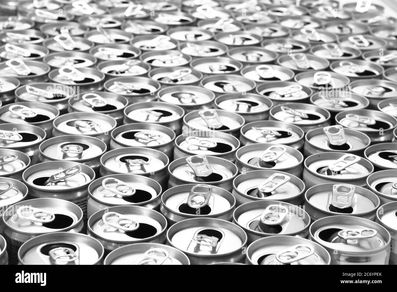 empty cans as very nice metal background Stock Photo - Alamy