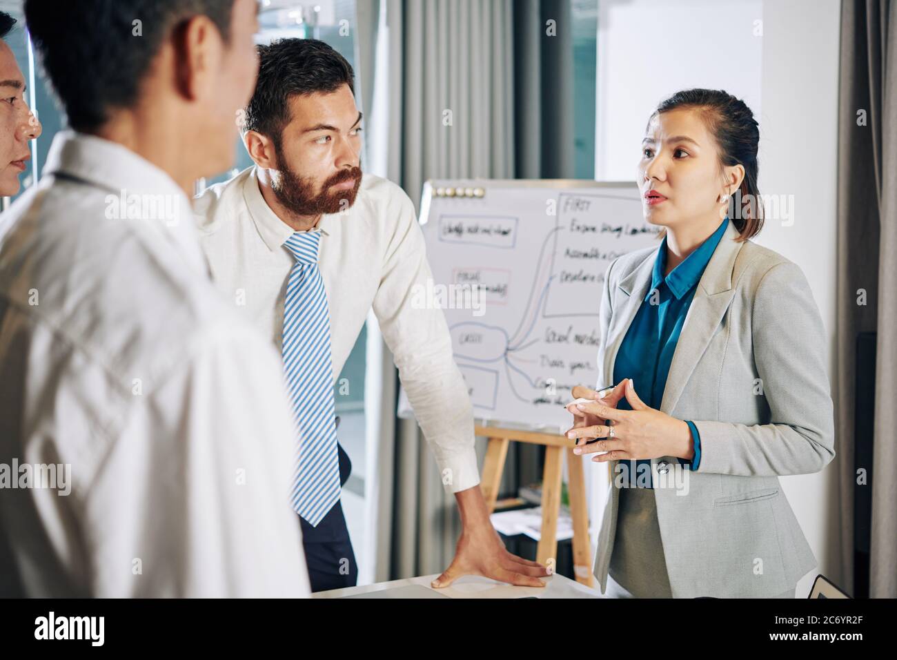 Informing employees hi-res stock photography and images - Alamy