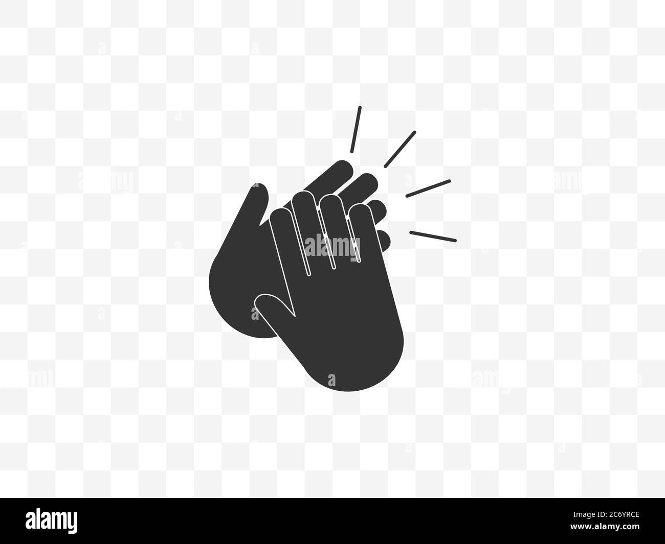 Applause, clap hands, ovation icon. Vector illustration, flat design Stock Vector Image & Art ...