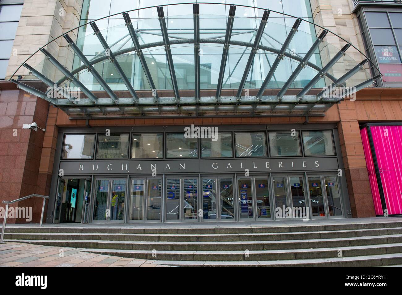 Glasgow Scotland, UK. 13th July, 2020. Pictured: Buchanan Galleries ...