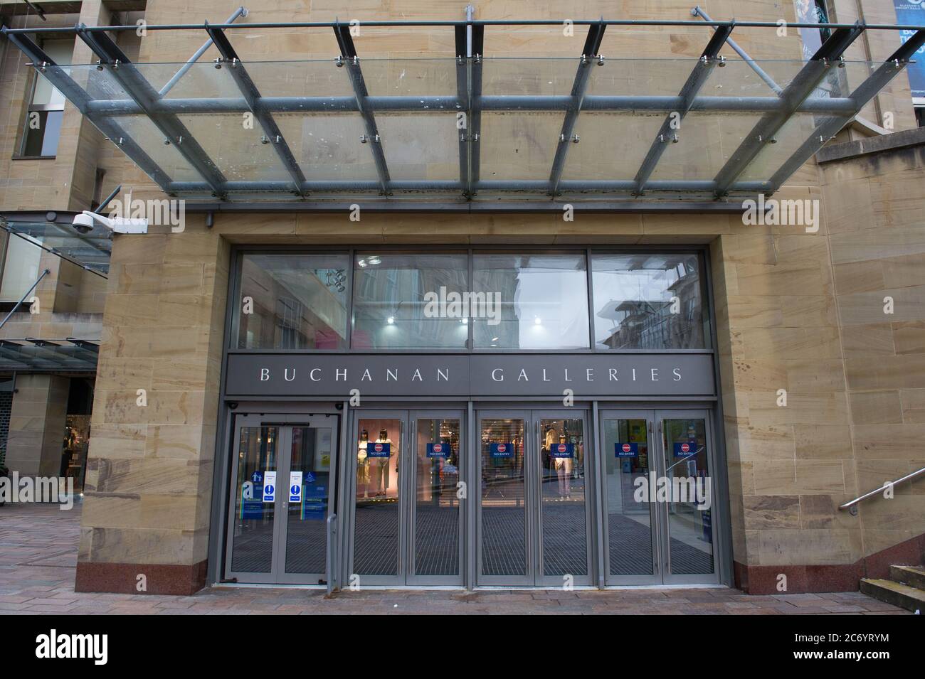 Glasgow Scotland, UK. 13th July, 2020. Pictured: Buchanan Galleries ...