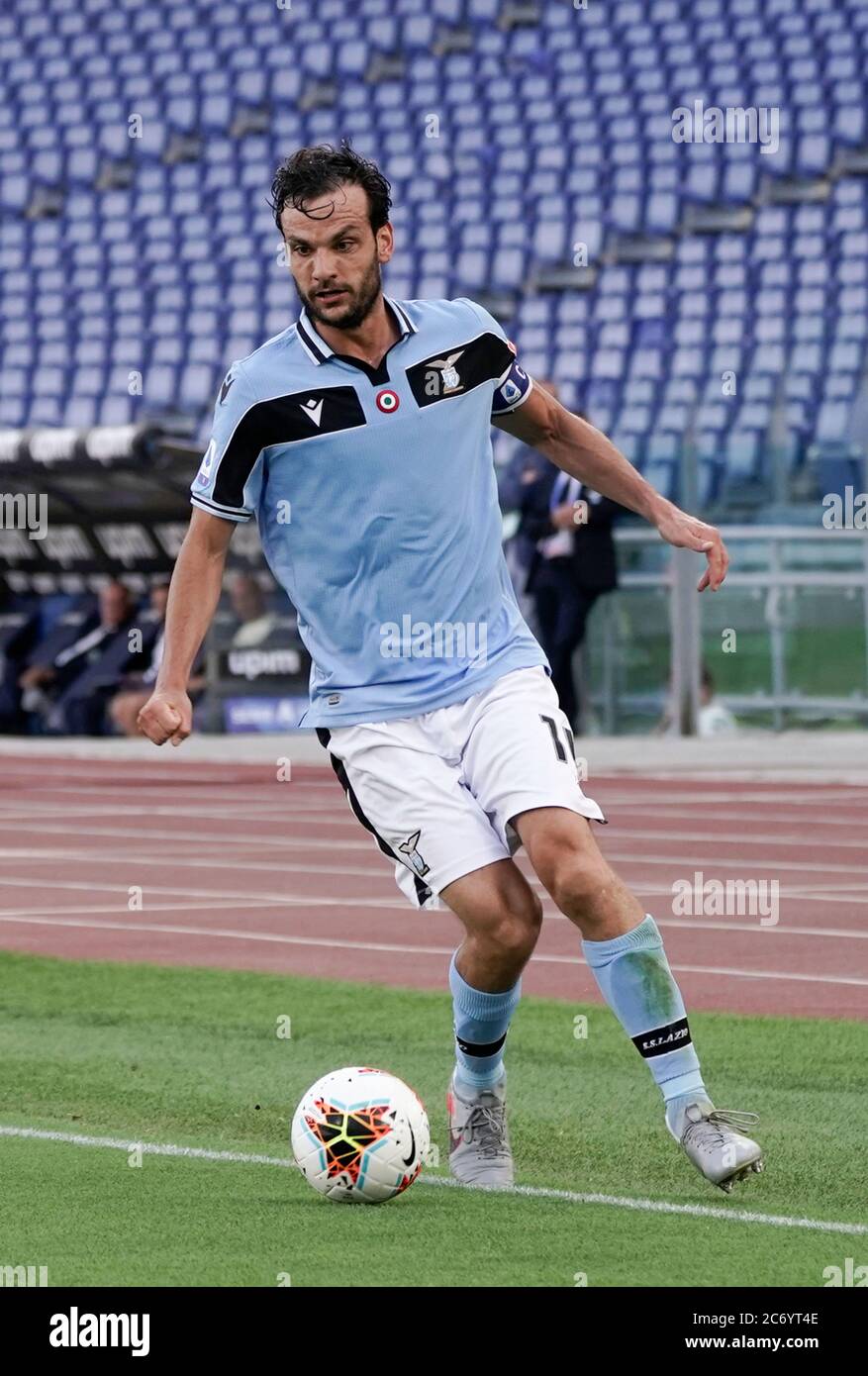 Marco Parolo of Lazio in action during match Serie A TIM between SS ...