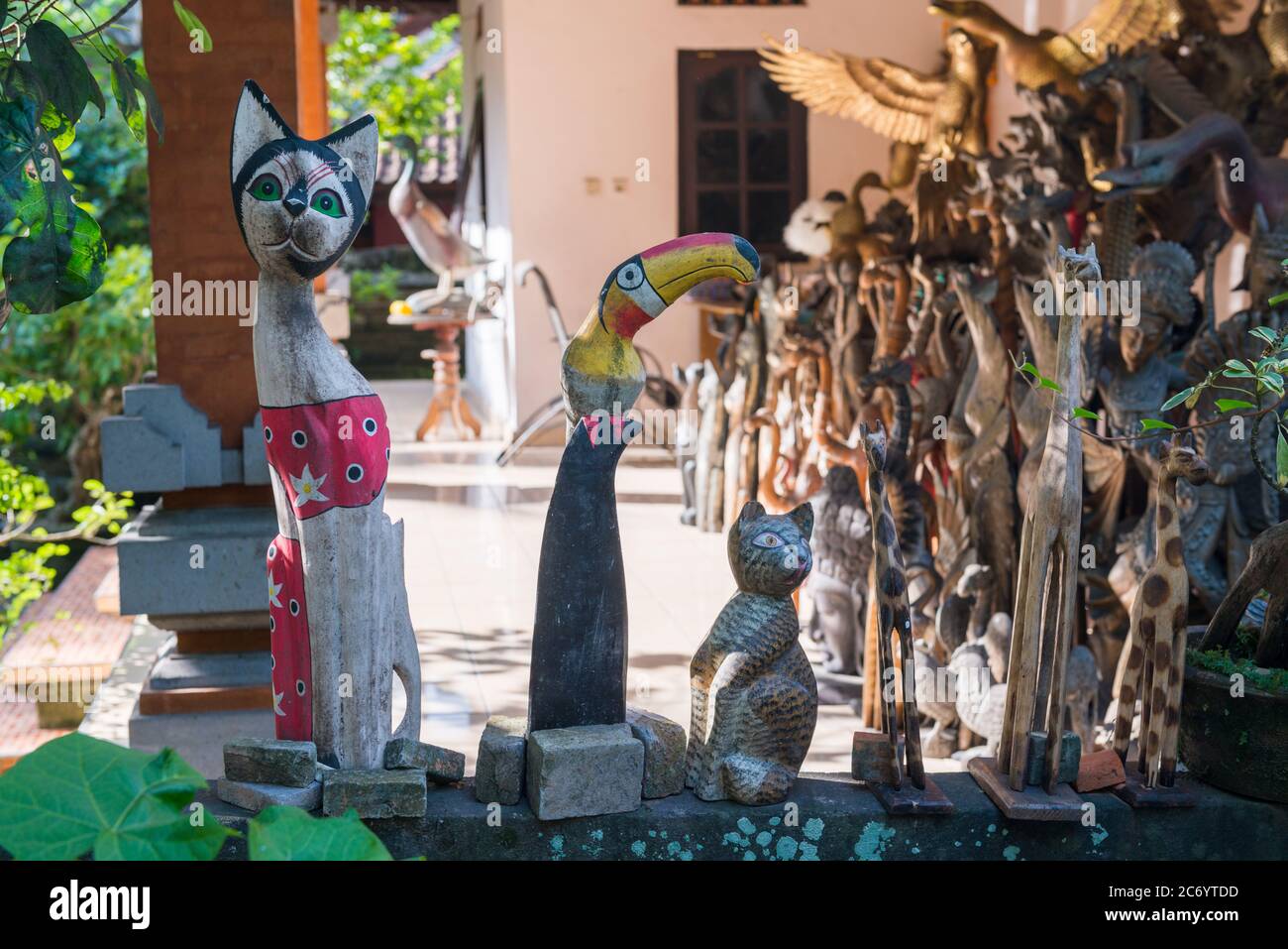 Traditional balinese crafts Stock Photo - Alamy