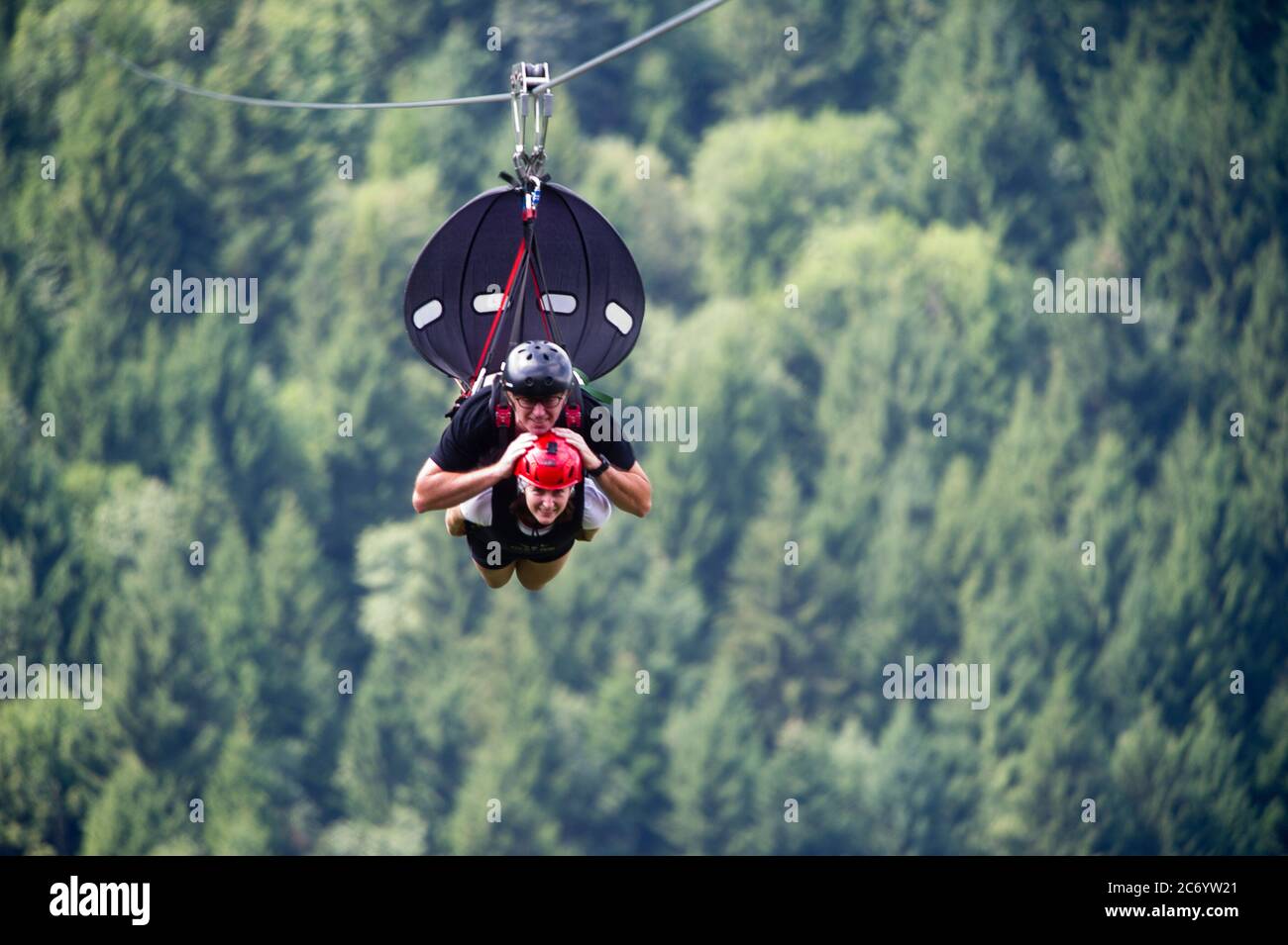 Italy - Lombardy - Valtellina - Albaredo for S. Marco - Volo d'Angelo ...