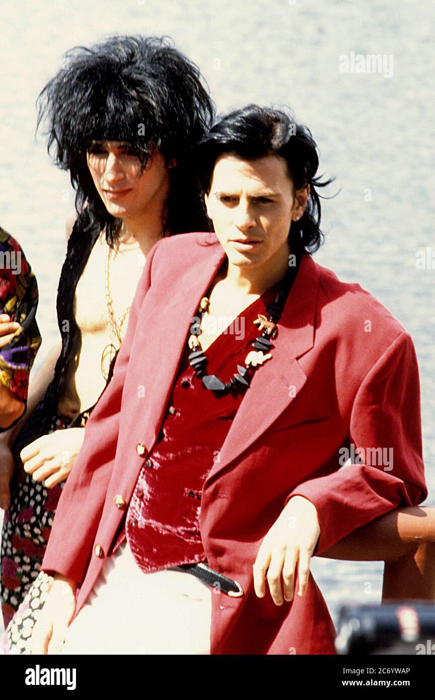 Warren Cuccurullo and John Taylor of Duran Duran at the photocall for ...