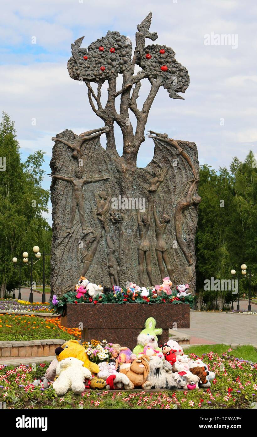 Tree of Life monument to the young sportsmen and their coaches who were ...