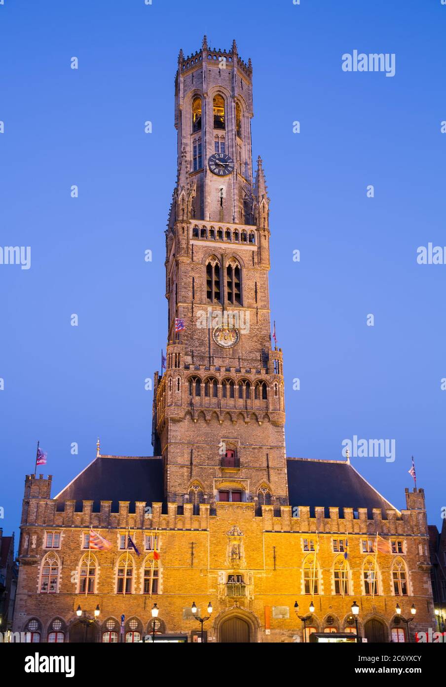Carillon belfry tower bruges belgium hi-res stock photography and ...