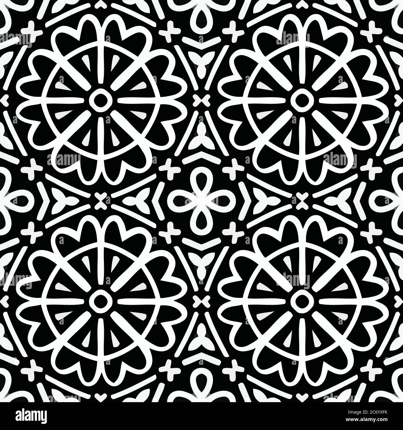 Monochrome pattern 4 Stock Vector Image & Art - Alamy