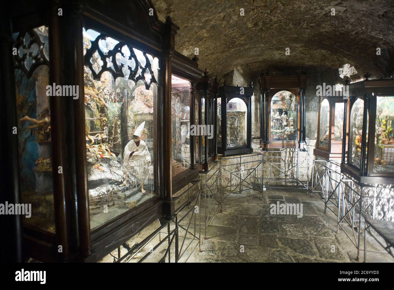 Europe, Italy, Campania, Naples, crib dioramas with 16th century ...