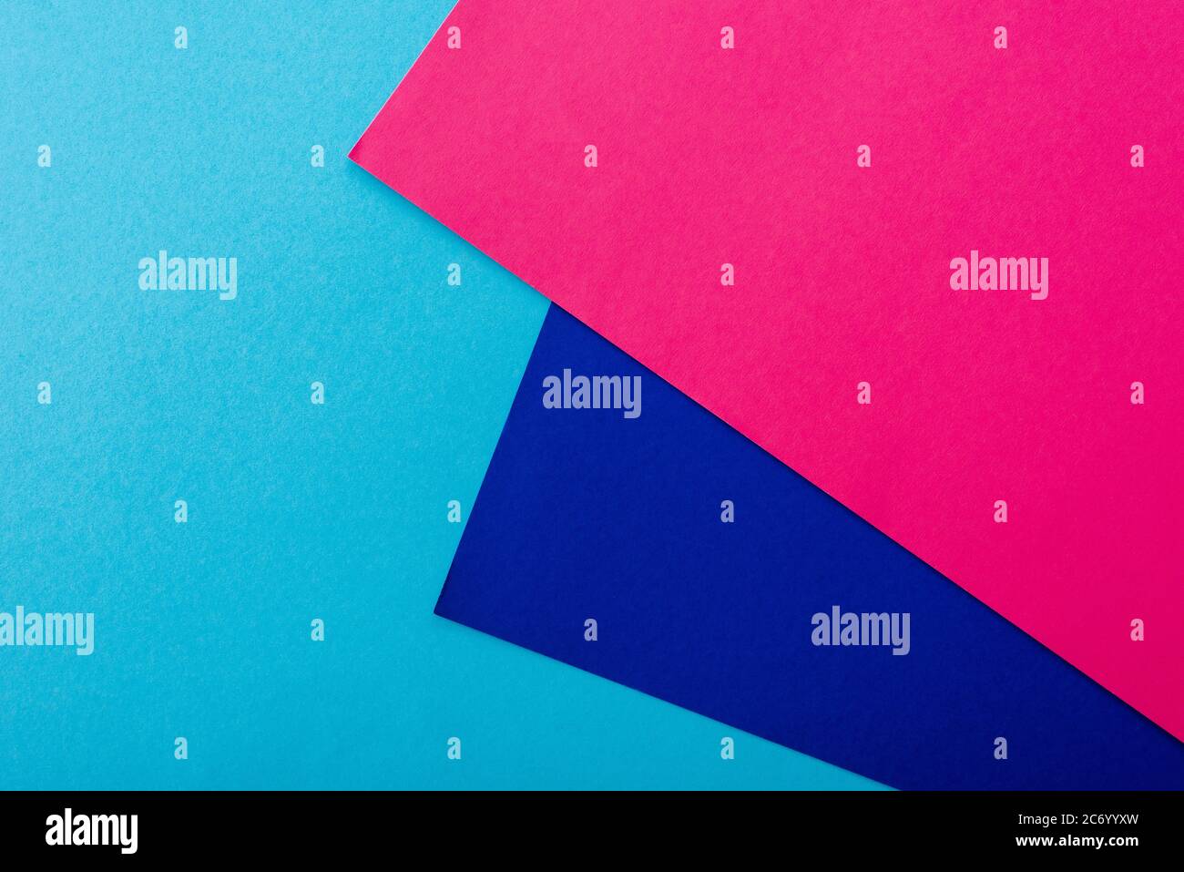 abstract geometric background with pink, blue paper Stock Photo - Alamy