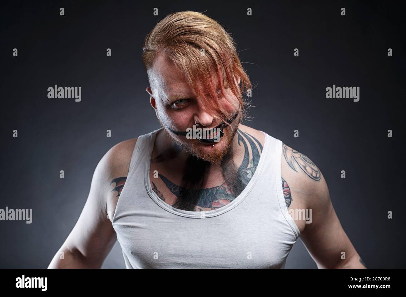 Man Scary Smile High Resolution Stock Photography and Images - Alamy