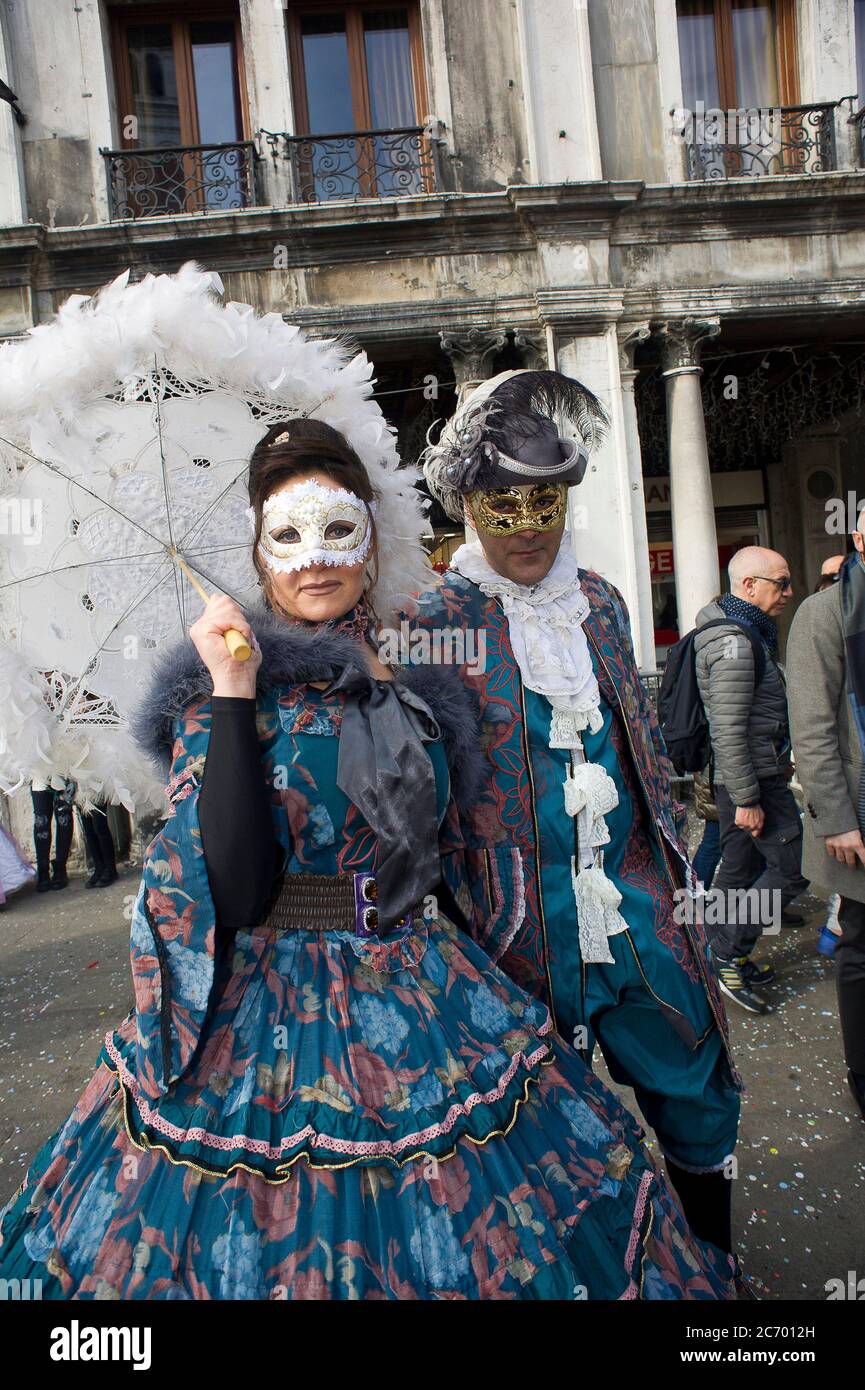 Europe, Italy, Veneto, Venice, Venice carnival, Carnival masks Stock ...