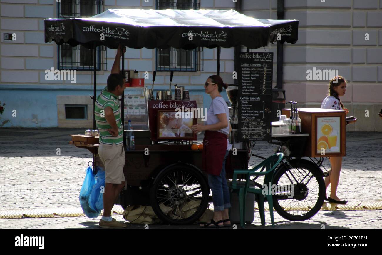 Striped booth hi-res stock photography and images - Alamy