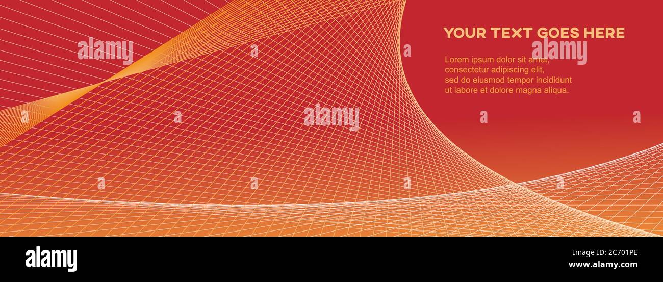 Horizontal layout horizontal banner. Modern abstract background ...