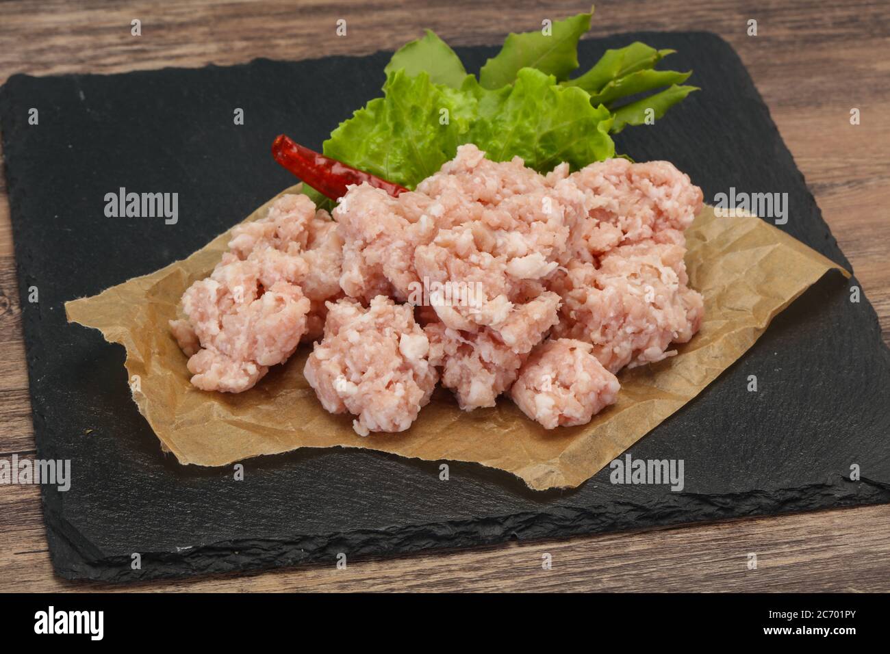 Homemade pork minced meat ready for cooking Stock Photo - Alamy