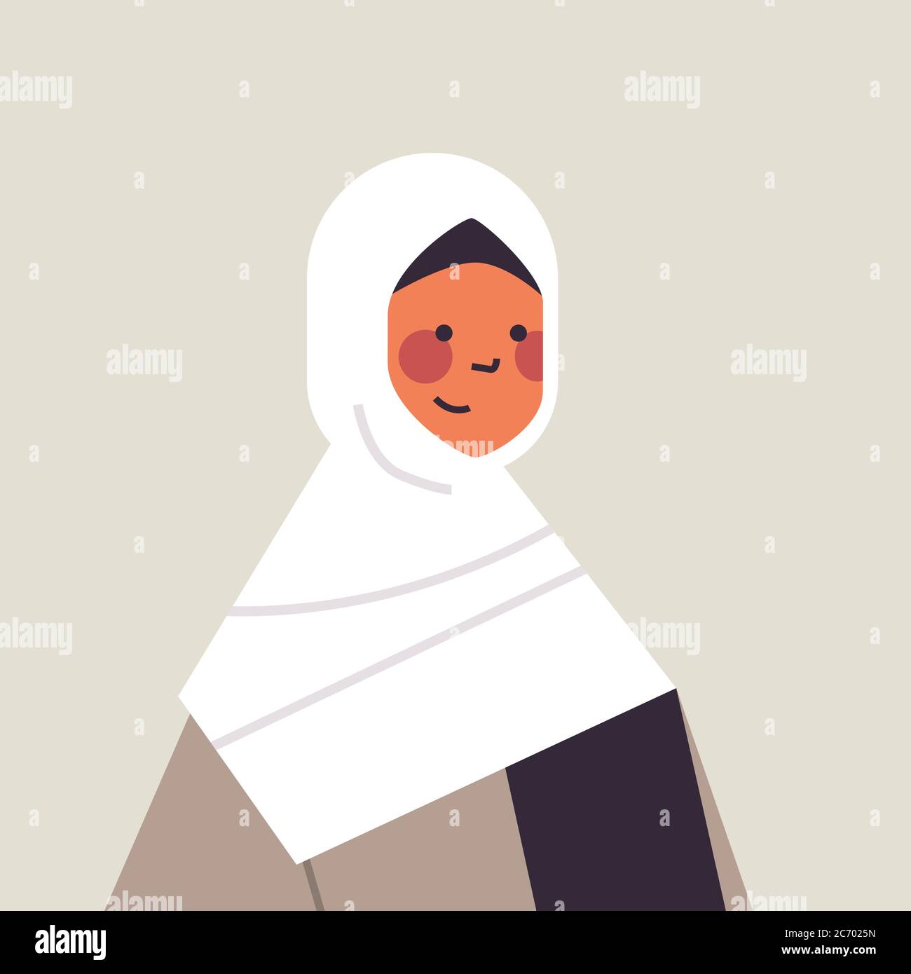 arabic woman in traditional clothes smiling arab girl avatar female ...