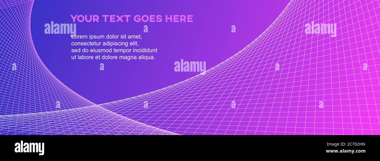 Horizontal layout horizontal banner. Modern abstract background ...