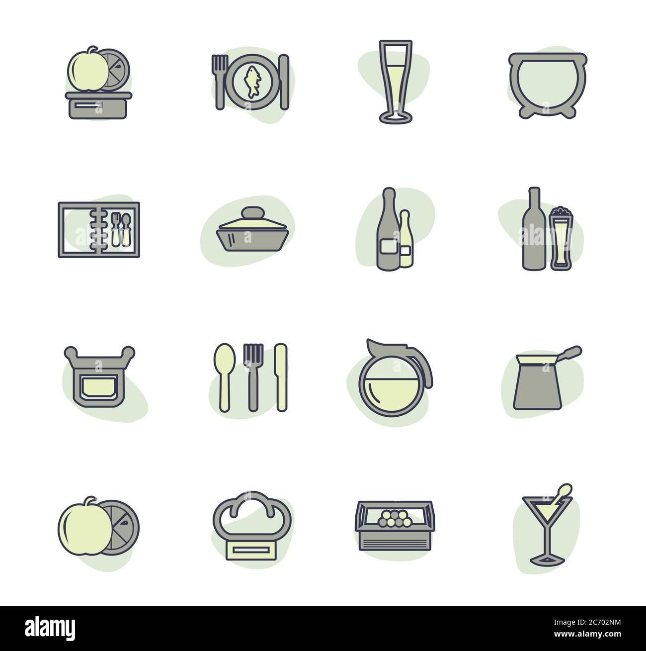 Community kitchen Stock Vector Images - Alamy