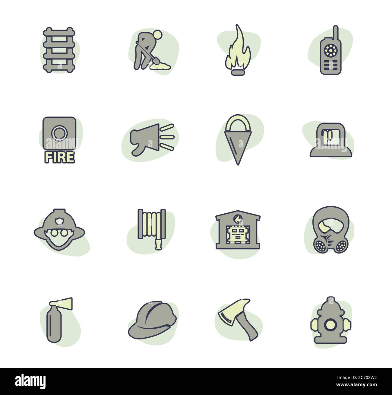 Fire Station Kit Stock Vector Images - Alamy