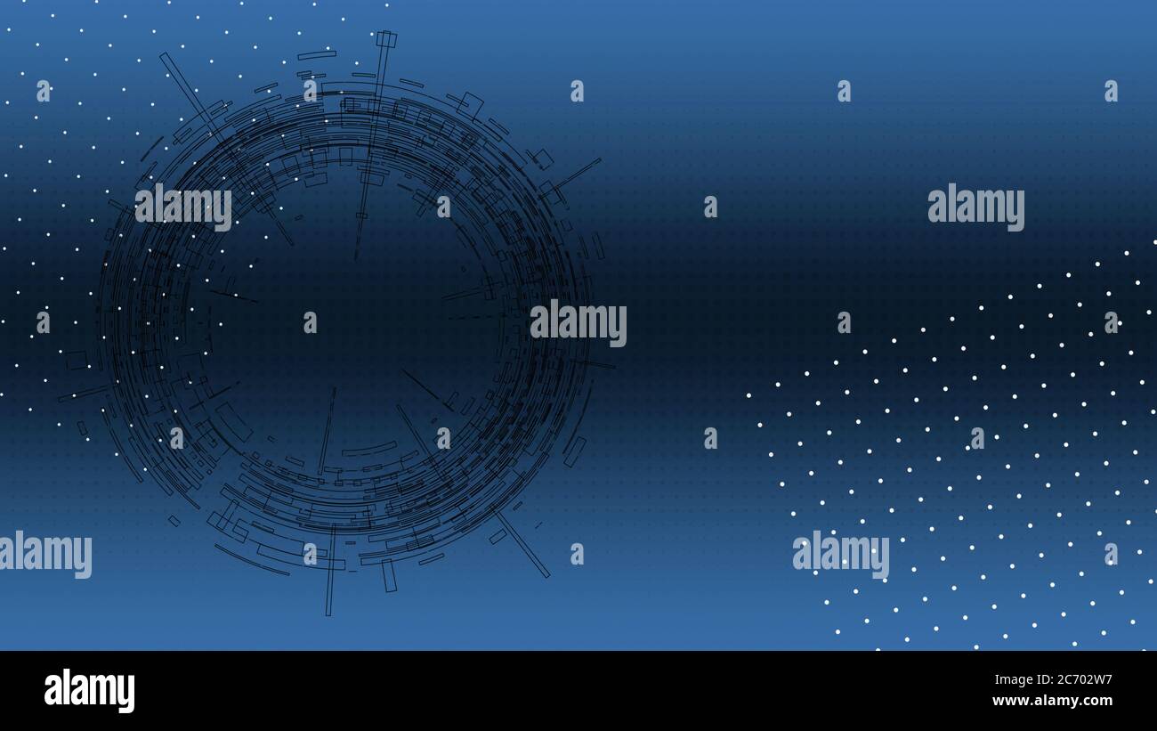 abstract technology background with circle Stock Photo - Alamy