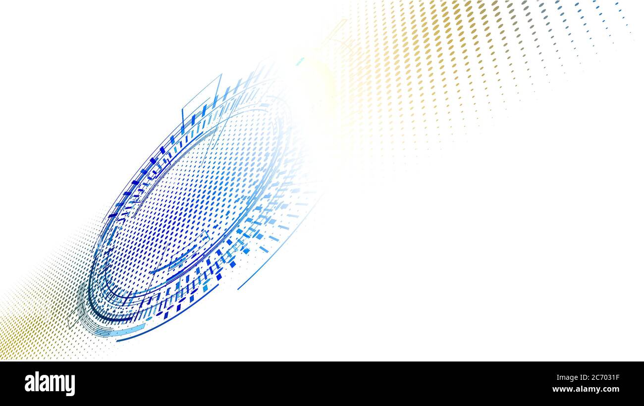 Futuristic circle motion Cut Out Stock Images & Pictures - Alamy