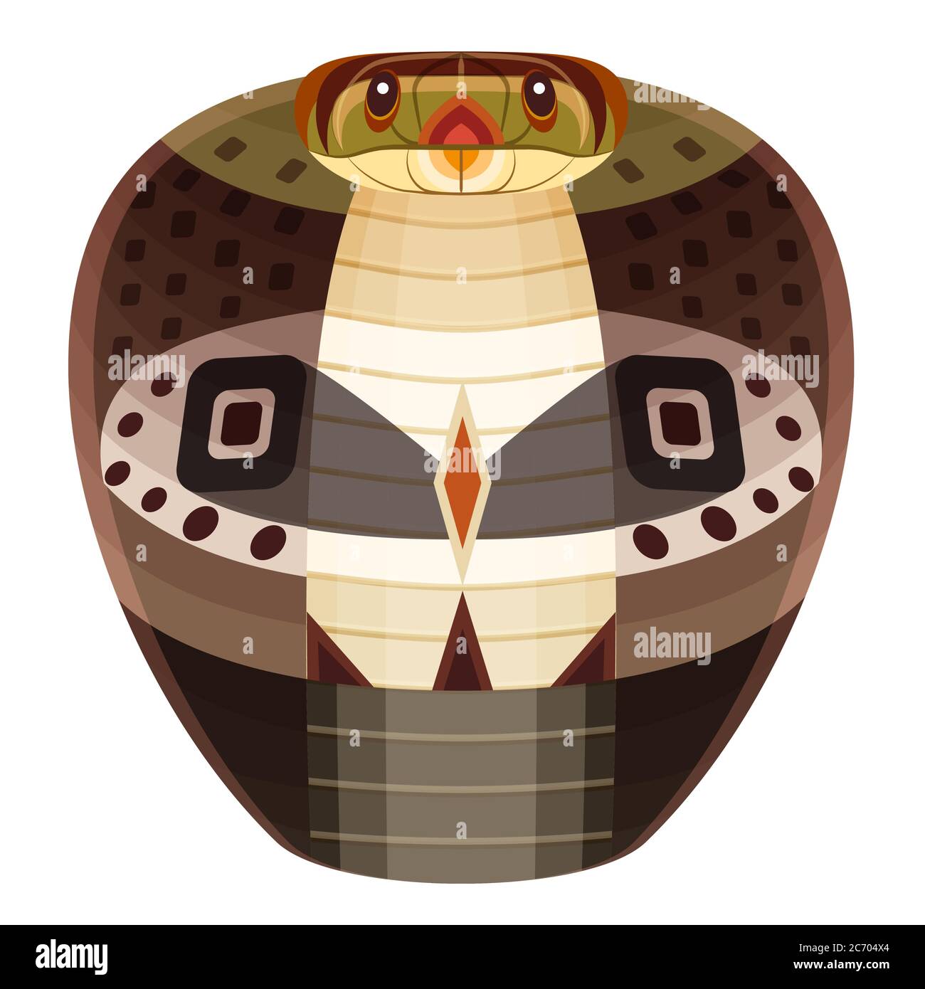 Angry snake head logo Cut Out Stock Images & Pictures - Alamy