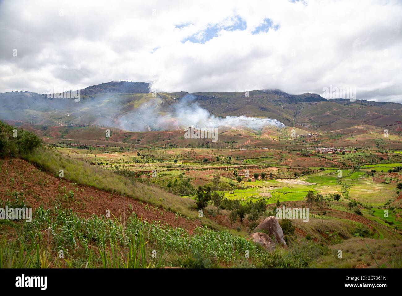 A Landscape shots of the island of Madagascar Stock Photo - Alamy