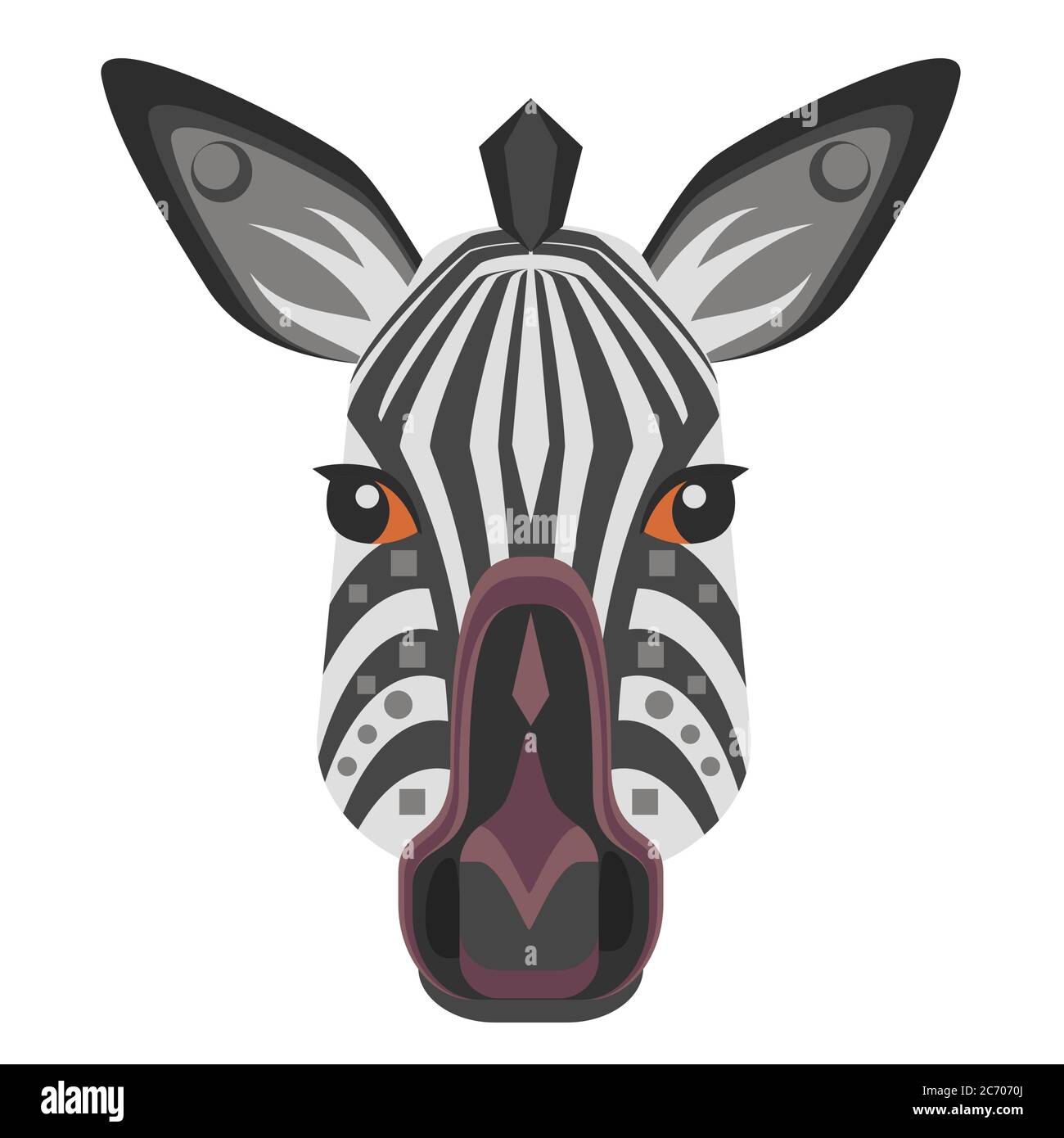 Zebra print vector Stock Vector Images - Alamy