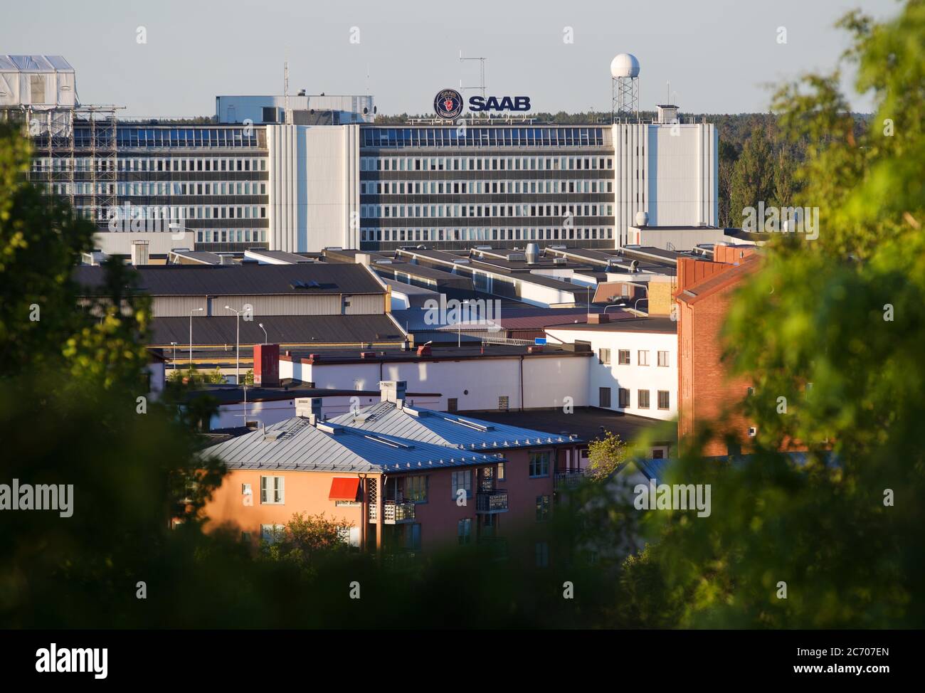 Linköping, Sweden 2018-09-28 The airline and security company Saab in ...