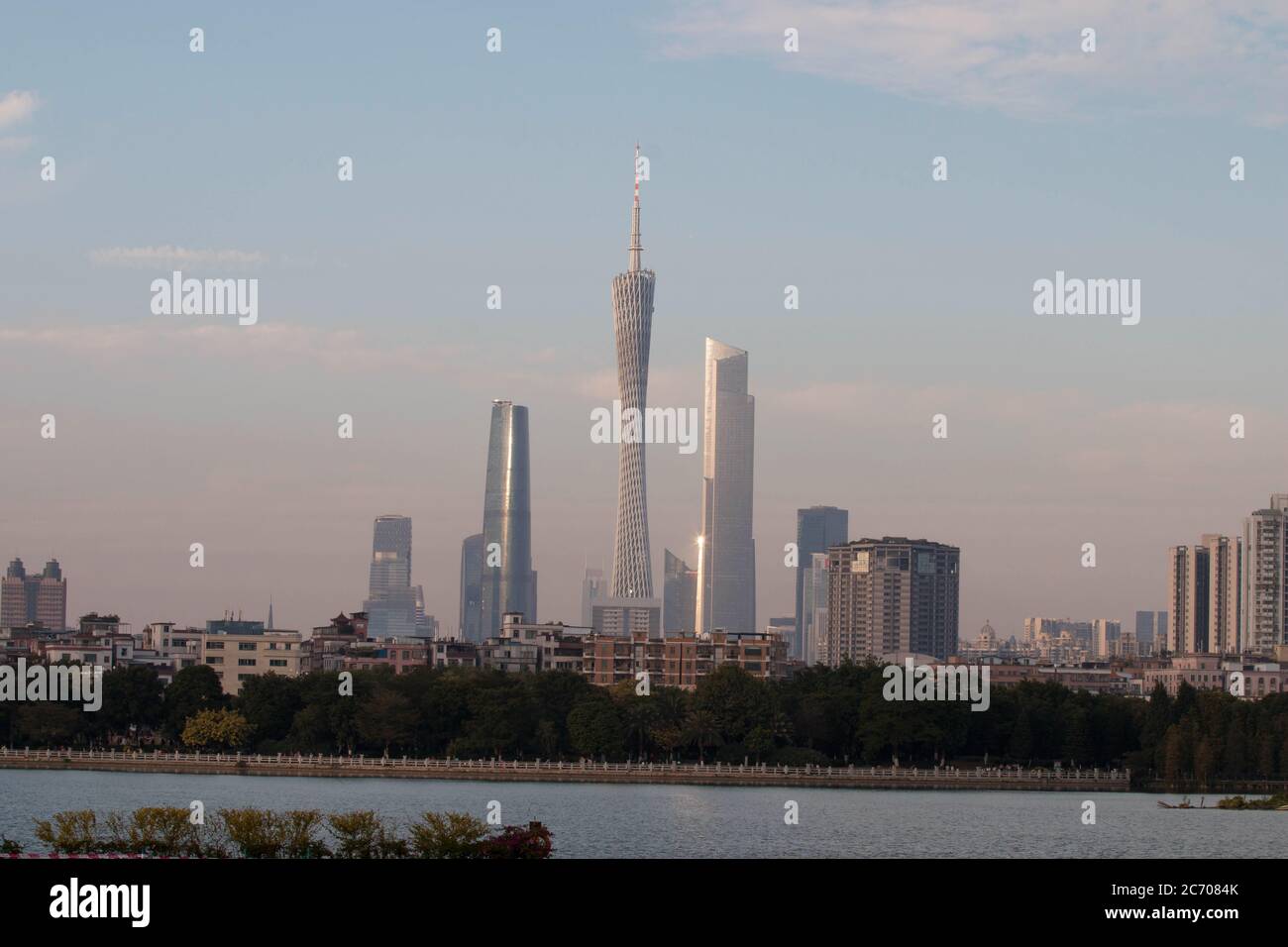 Guangzhou sunrise and guangzhou tower hi-res stock photography and ...