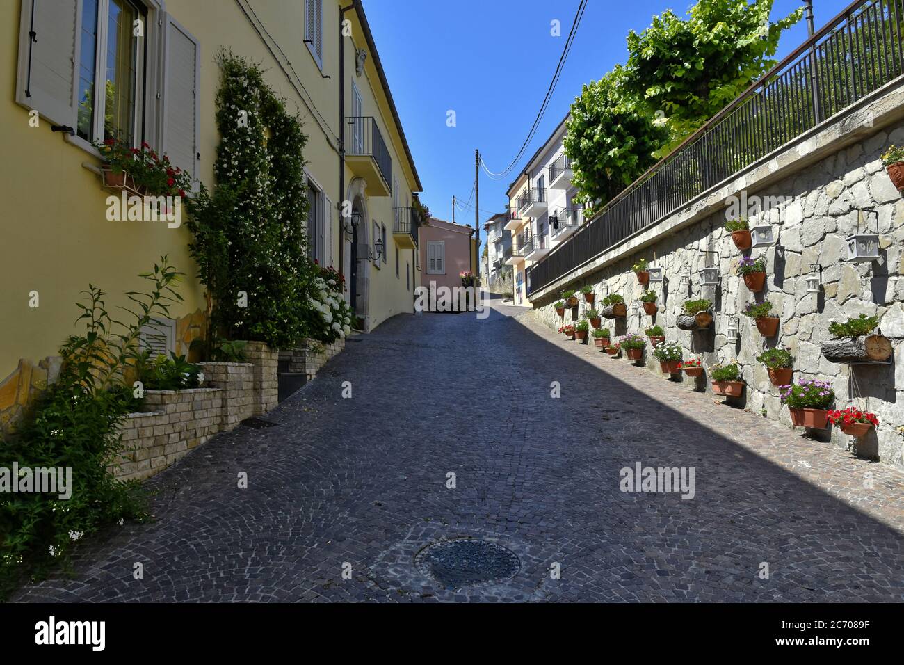 The old city of Cairano, Italy Stock Photo - Alamy