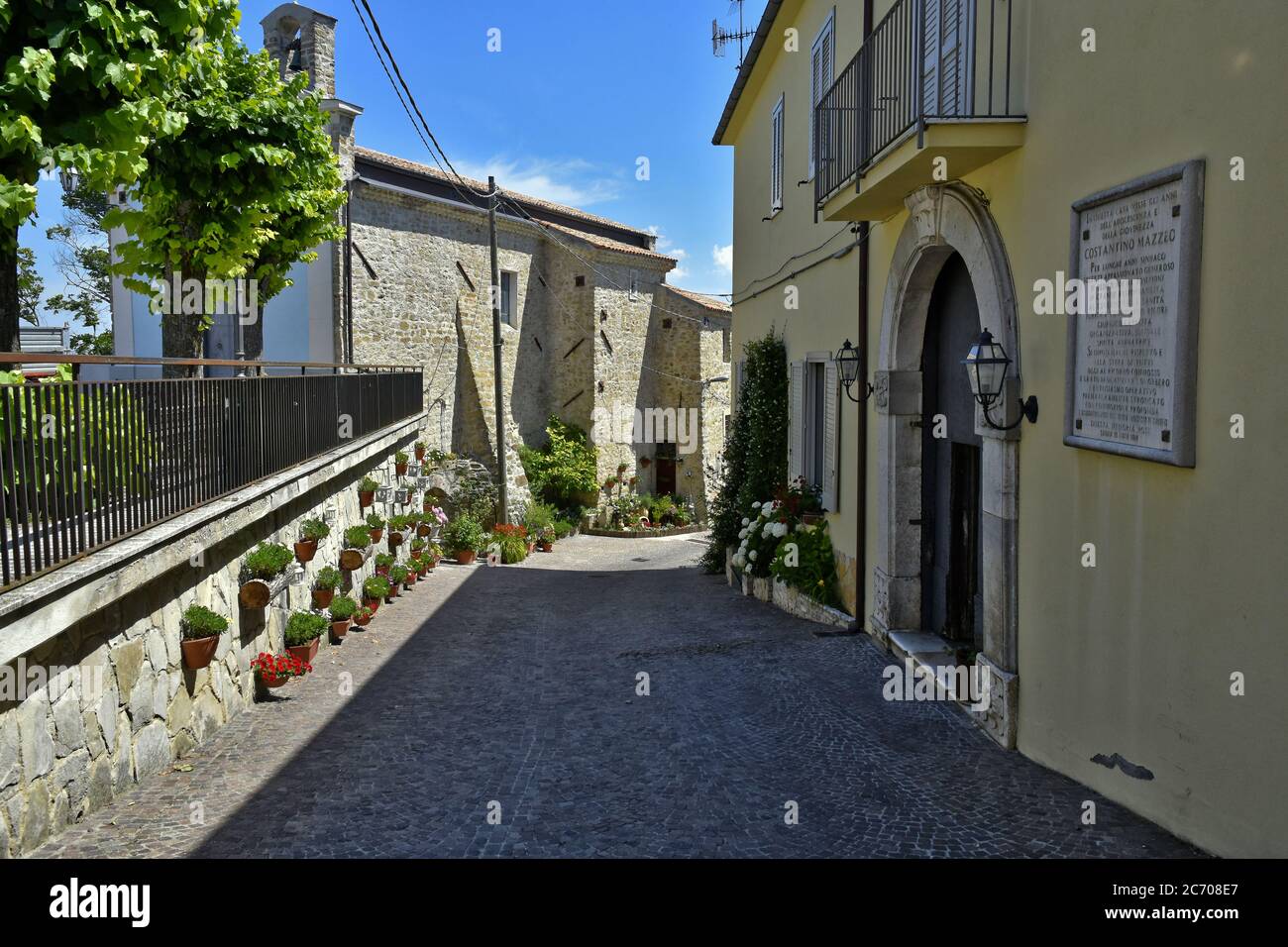 The old city of Cairano, Italy Stock Photo - Alamy